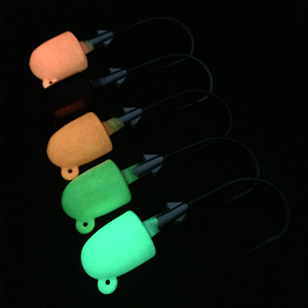 4oz Bullet Jig Head (Mustad 10/0 XXH) - Big Johns Jigs – Big John's Jigs