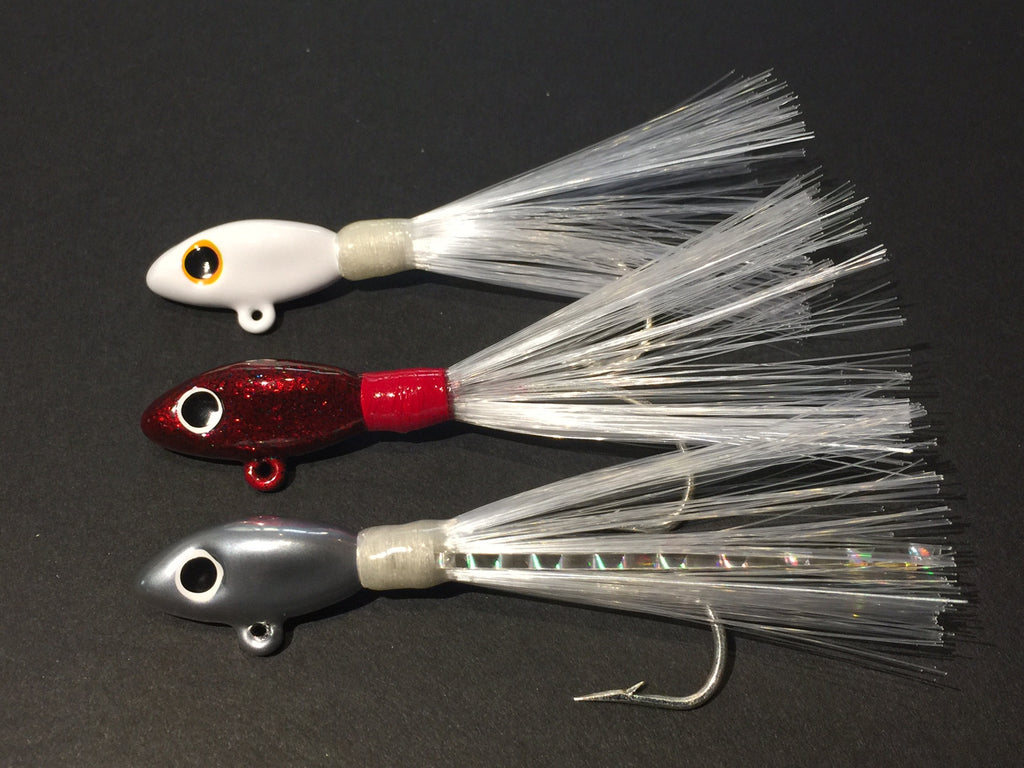 1/2oz White Leadhead Jig - Big Johns Jigs – Big John's Jigs