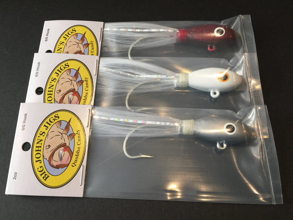 2oz White Premium Leadhead Jig - Big Johns Jigs – Big John's Jigs
